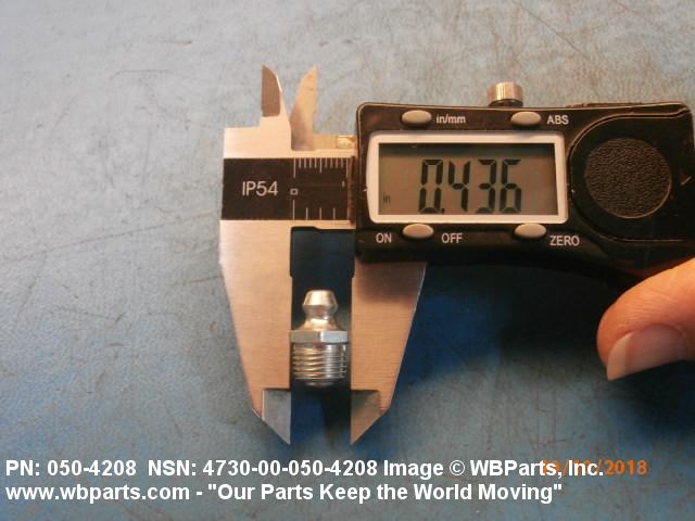 4730-00-050-4208 - LUBRICATION FITTING, MS1500031, MS150003-1, MS15003 ...