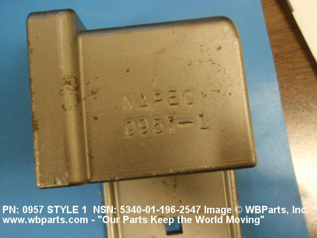 5340-01-196-2547 - HINGED HASP, M2918101, M29181-01, MILDTL29181 | WBParts