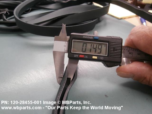 120-28455-001 - SEAL-PASSENGER DOOR PROFILE | WBParts