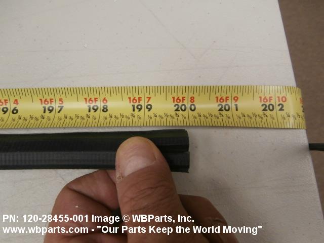 120-28455-001 - SEAL-PASSENGER DOOR PROFILE | WBParts