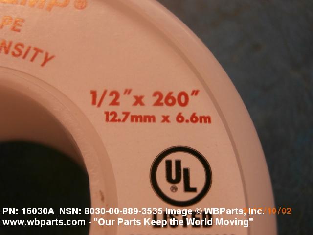 8030-00-889-3535 - ANTISEIZING TAPE | WBParts