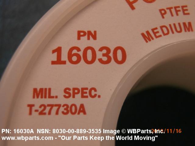 8030-00-889-3535 - ANTISEIZING TAPE | WBParts