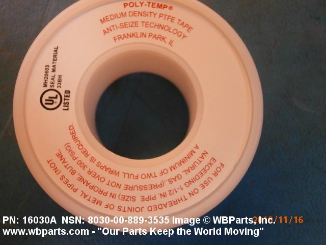 8030-00-889-3535 - ANTISEIZING TAPE | WBParts