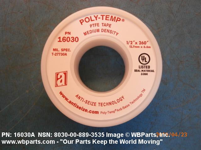 8030-00-889-3535 - ANTISEIZING TAPE, AA58092, A-A-58092, AA5809222 ...
