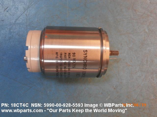 5990-00-928-5593 - CONTROL TRANSFORMER SYNCHRO, M20708/29-01C, M2070829001, M20708-29-001 | WBParts