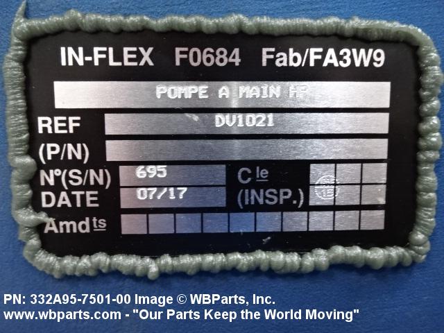 332A95-7501-00 - TEST CASE HYDRAULICS | WBParts