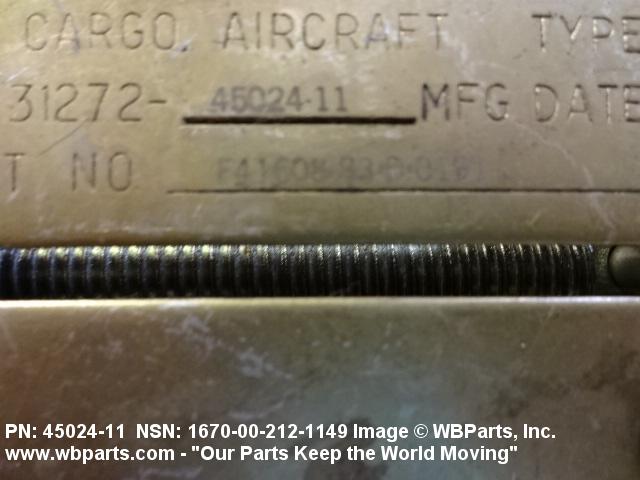 1670-00-212-1149 - AIRCRAFT CARGO TIE DOWN, M259591B, M25959-1B, CGU4E ...