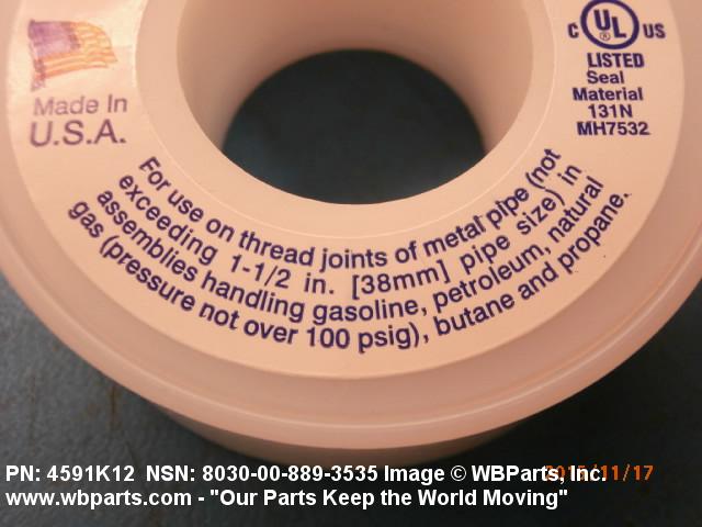 8030-00-889-3535 - ANTISEIZING TAPE | WBParts