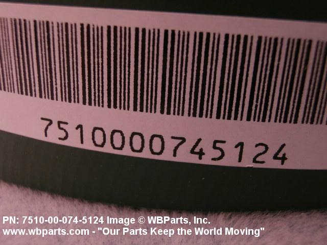 7510-00-074-5124 - PRESSURE SENSITIVE ADHESIVE TAPE | WBParts