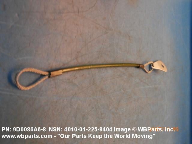 4010-01-225-8404 - SINGLE LEG WIRE ROPE ASSEMBLY, SL20528A68, SL20528A6 ...