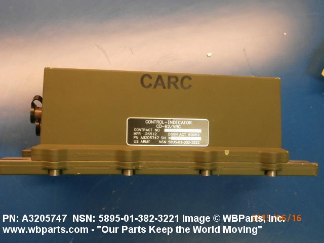 5895-01-382-3221 - INDICATOR CONTROL, A3205747, CD-82/VRC, CD82VRC ...