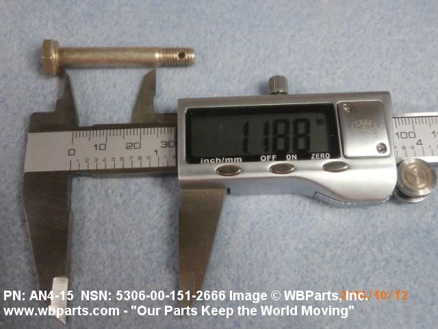5306-00-151-2666 - MACHINE BOLT | WBParts