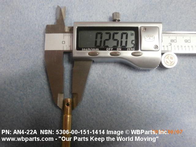 5306-00-151-1414 - MACHINE BOLT | WBParts