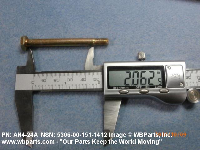 5306-00-151-1412 - MACHINE BOLT | WBParts