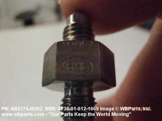 4730-01-012-1669 - TUBE NIPPLE, MS24392J2, AS4841, AS5174 | WBParts