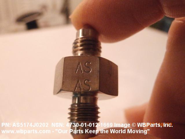 4730-01-012-1669 - TUBE NIPPLE, MS24392J2, AS4841, AS5174 | WBParts