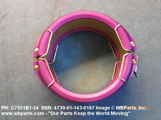 4730-01-143-0167 - FLEXIBLE TUBE COUPLING ASSEMBLY, C7551, C7551B124 ...