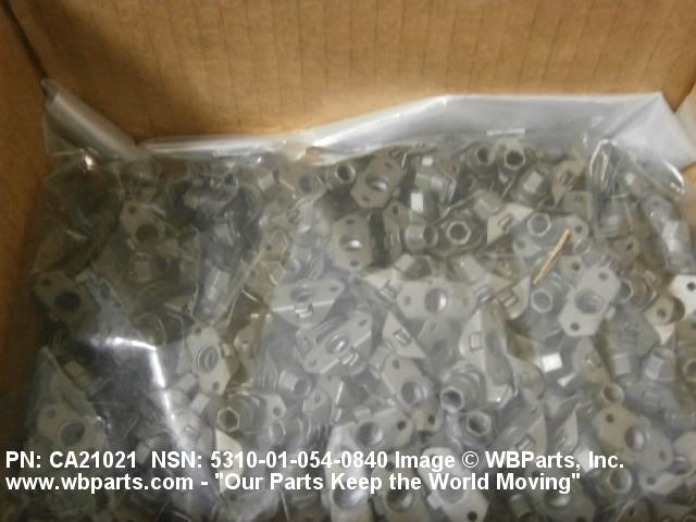 5310-01-054-0840 - PLATE SELF-LOCKING NUT | WBParts