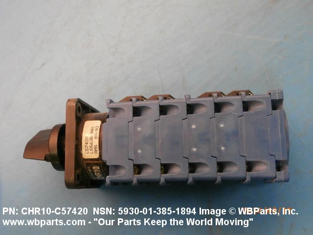 5930-01-385-1894 - ROTARY SWITCH, C11C57420E, C11-C57420E, C11C577420E ...