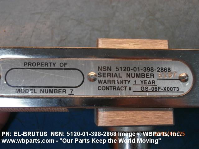 5120-01-398-2868 - SCREW EXTRACTOR, AT540 #7 , AT5407, ELBRUTUS | WBParts