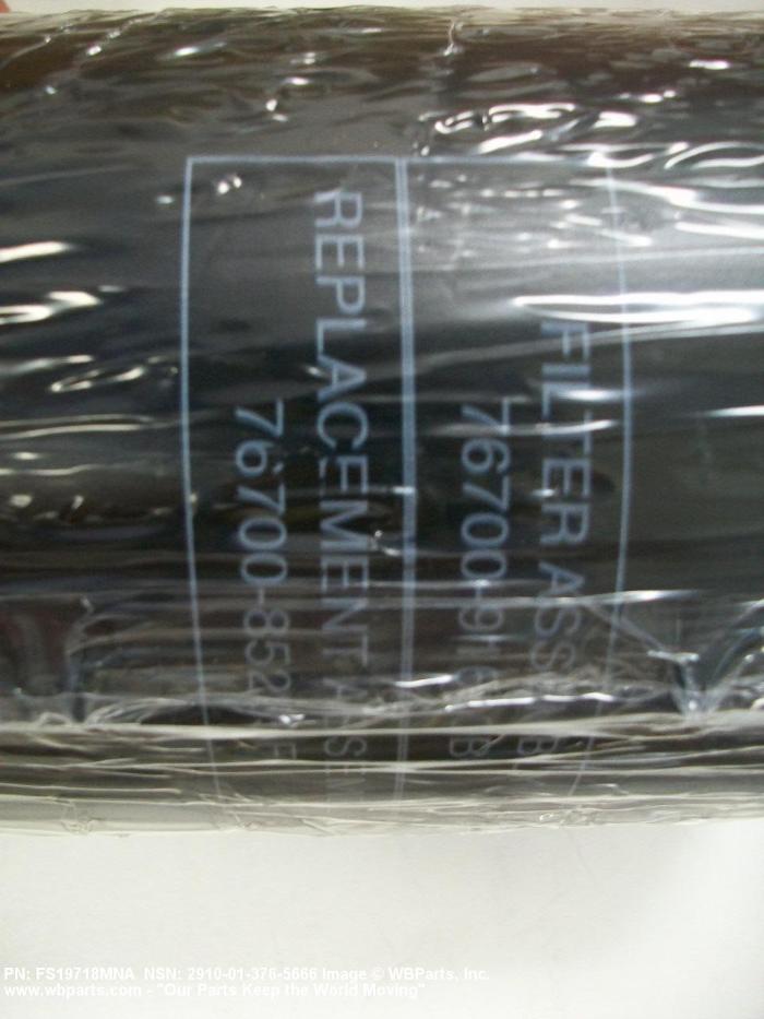 2910-01-376-5666 - FLUID FILTER, FS19718MNA, 85285F, 85285-F | WBParts