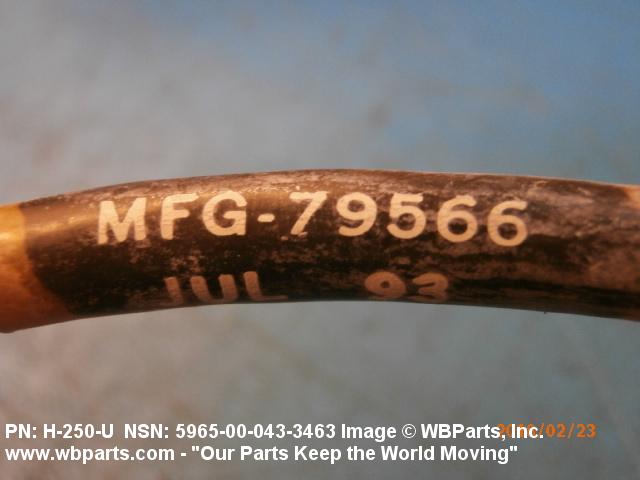 5965-00-043-3463 - HANDSET, H-189/GR, H189GR, H-250/U | WBParts