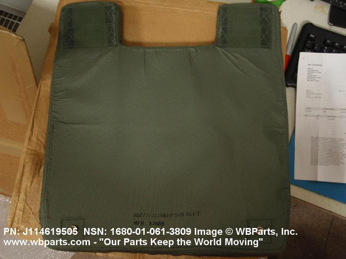 1680-01-061-3809 - SEAT PAN EJECTION SEAT CUSHION ASSEMBLY | WBParts