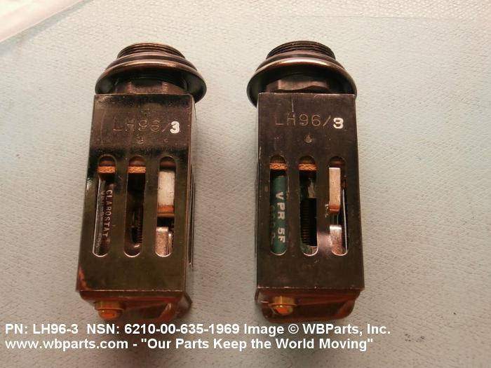 6210-00-635-1969 - INDICATOR LIGHT, B39B26VDC, LH96/3, LH963 | WBParts