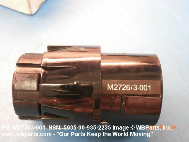 5935-00-935-2235 - ELECTRICAL PLUG CONNECTOR, M2726/3-001, M2726/3-001 ...