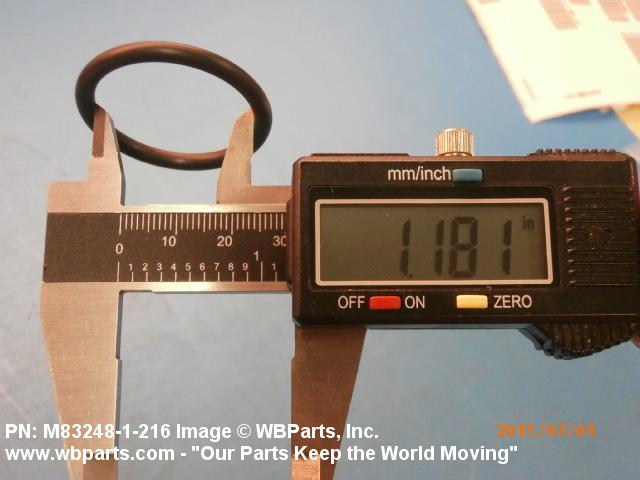 5331-00-165-1942 - O-RING, M83248/1-216, M8324811216, M8324811-216 ...