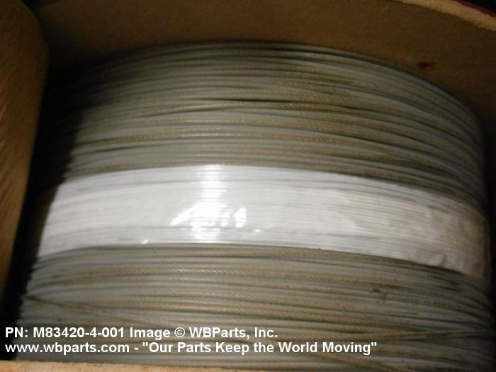 M83420-4-001 - WIRE ROPE | WBParts