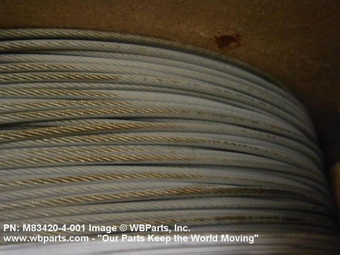 M83420-4-001 - WIRE ROPE | WBParts