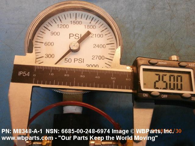 6685-00-248-6974 - AIR PRESSURE GAGE ASSEMBLY | WBParts