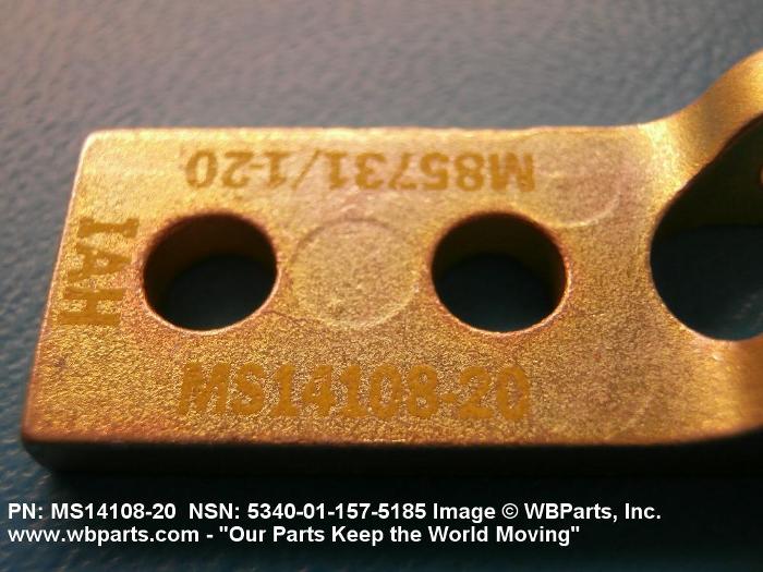 5340-01-157-5185 - STRAP HINGE LEAF | WBParts