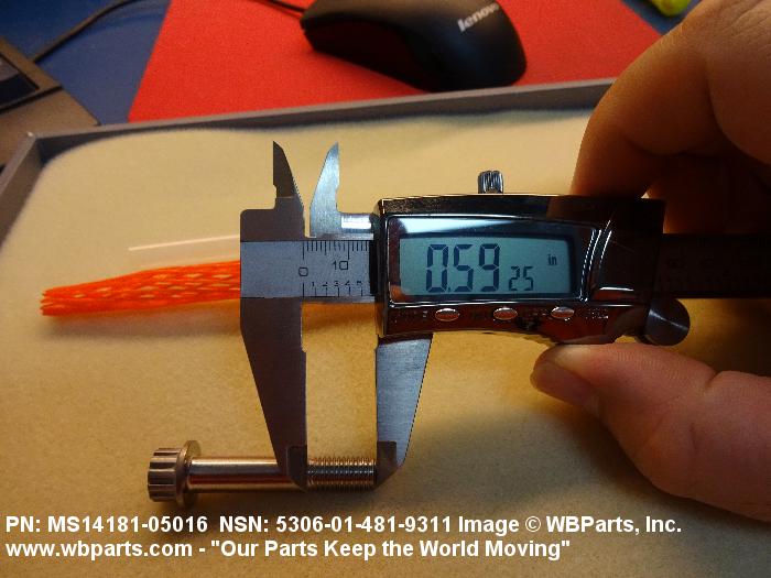 5306-01-481-9311 - SHEAR BOLT | WBParts