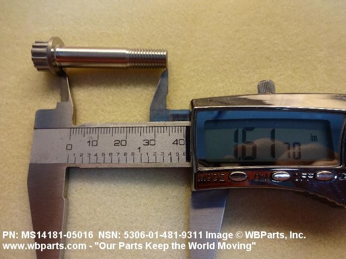 5306-01-481-9311 - SHEAR BOLT | WBParts