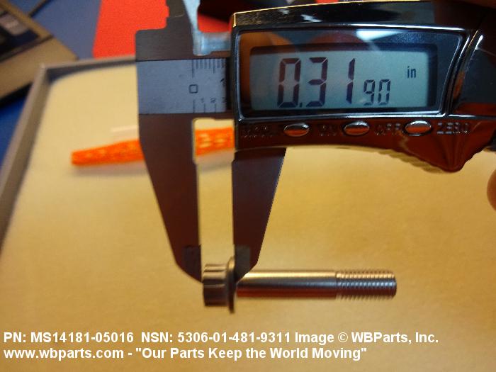 5306-01-481-9311 - SHEAR BOLT | WBParts