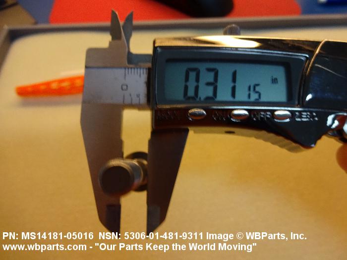 5306-01-481-9311 - SHEAR BOLT | WBParts