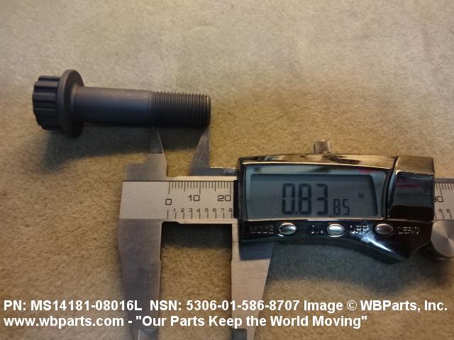 5306-01-586-8707 - SHEAR BOLT | WBParts