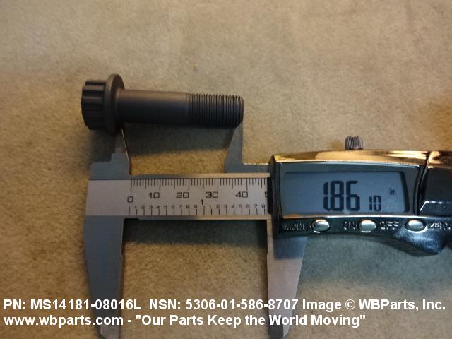 5306-01-586-8707 - SHEAR BOLT | WBParts