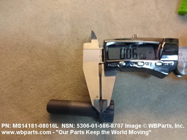 5306-01-586-8707 - SHEAR BOLT | WBParts