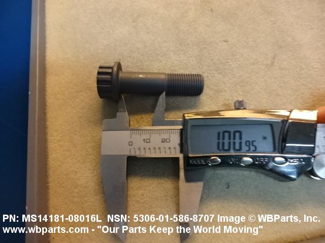 5306-01-586-8707 - SHEAR BOLT | WBParts