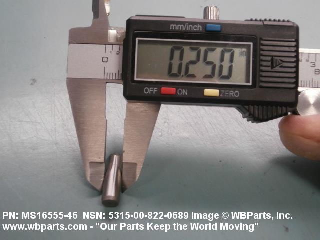 5315-00-822-0689 - HEADLESS STRAIGHT PIN | WBParts