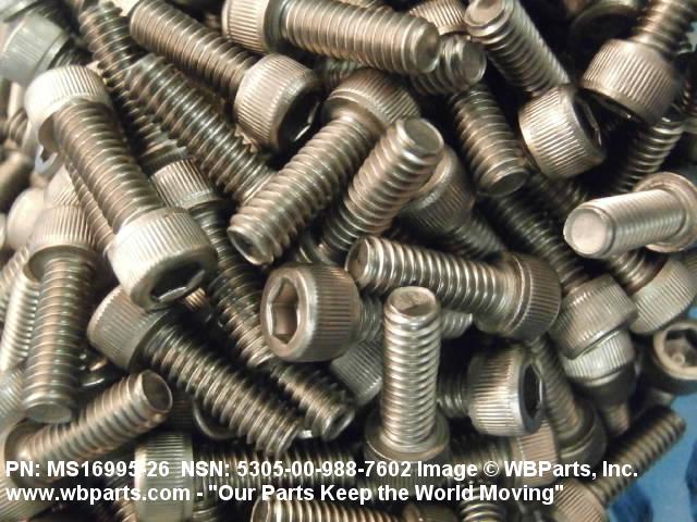 5305-00-988-7602 - SOCKET HEAD CAP SCREW, MS1699526, MS16995-26 ...