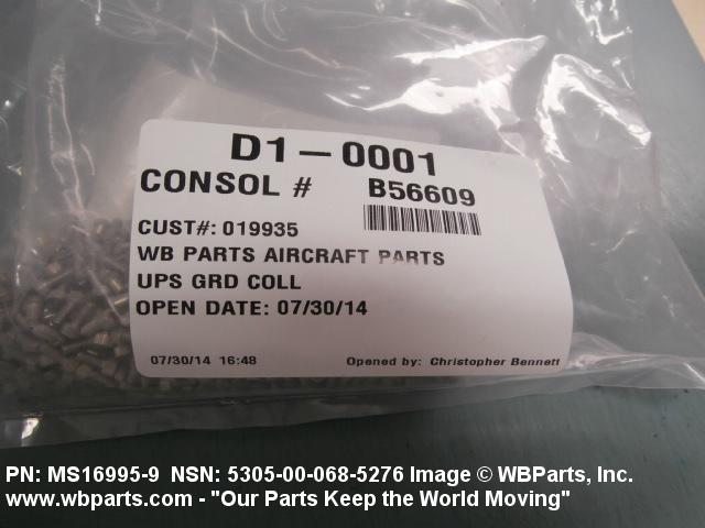 5305-00-068-5276 - SOCKET HEAD CAP SCREW, MS169959, MS16995-9 ...
