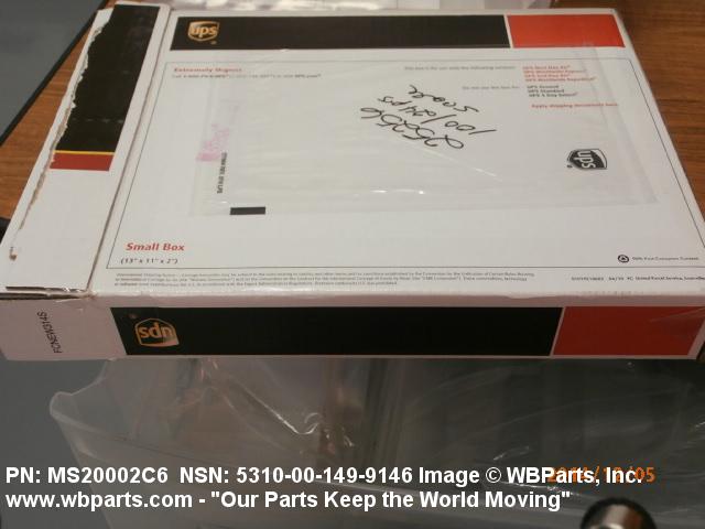 5310-00-149-9146 - RECESSED WASHER, MS20002C6, MS20002-C6, NAS1436C | WBParts