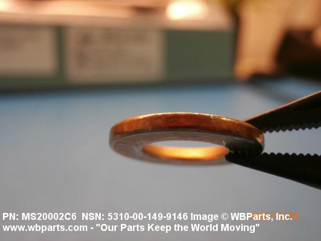 5310-00-149-9146 - RECESSED WASHER, MS20002C6, MS20002-C6, NAS1436C | WBParts