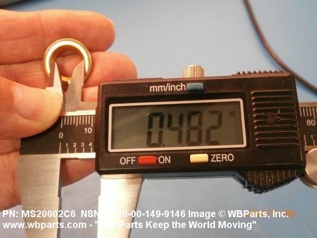 5310-00-149-9146 - RECESSED WASHER, MS20002C6, MS20002-C6, NAS1436C | WBParts