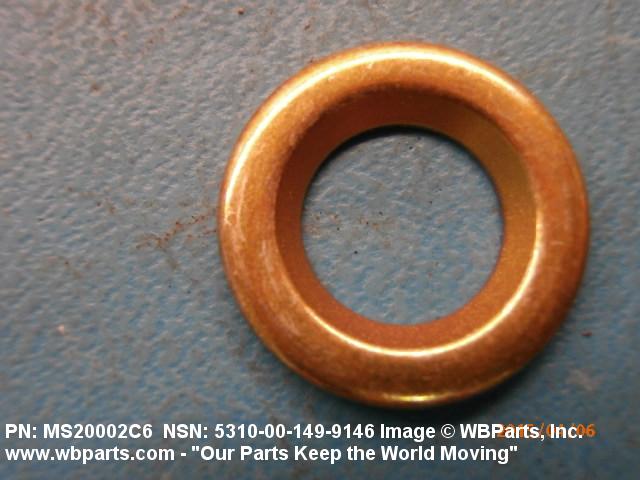 5310-00-149-9146 - RECESSED WASHER, MS20002C6, MS20002-C6, NAS1436C | WBParts