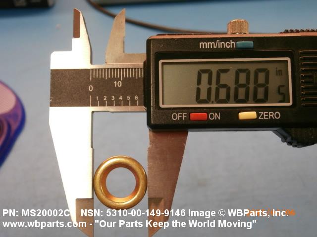 5310-00-149-9146 - RECESSED WASHER | WBParts